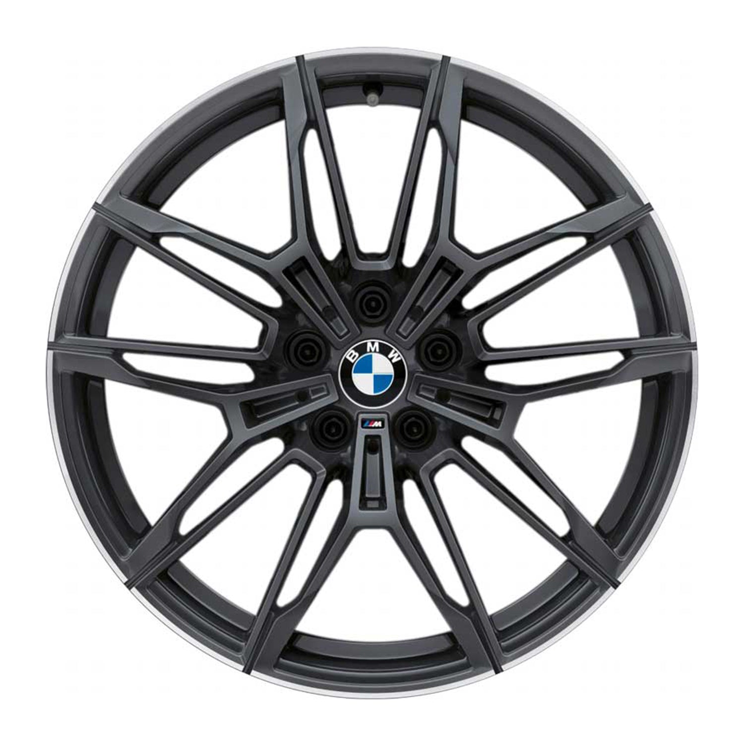 Genuine BMW 825M Alloy Wheels In Orbit Matt Grey With Diamond Cut Edge ...
