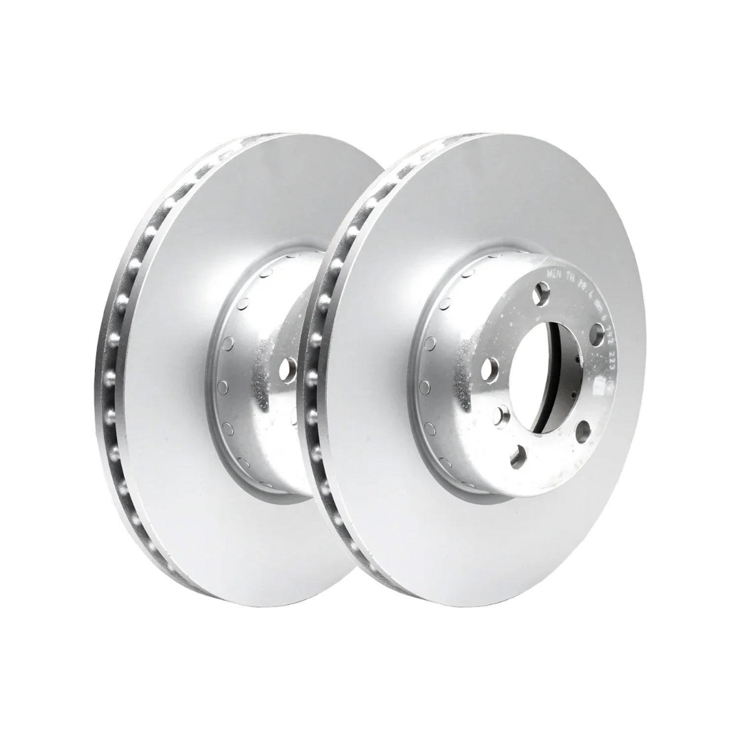 Genuine BMW OEM 370mm Front Brake Discs/Rotors Pair For F Series M Lit ...