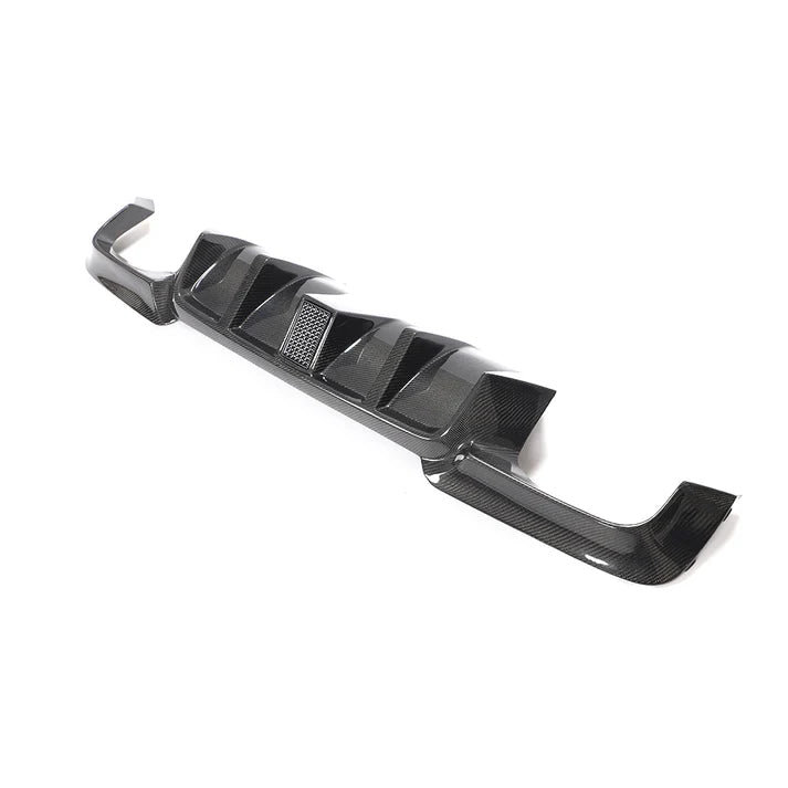 Carbon Fiber LED Brake Light Rear Diffuser for F10 / F18 BMW M5 528i 5 ...