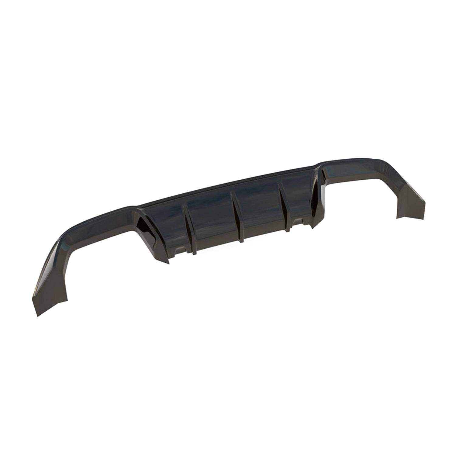 Maxton Design Volkswagen Golf R Rear Diffuser In Gloss Black (Mk7 ...