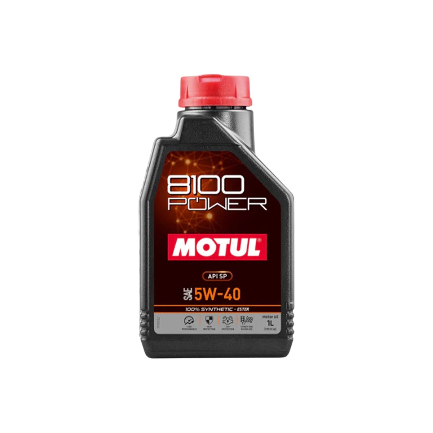 Motul 8100 Power 5W-40 Fully Synthetic High Performance ESTER Engine O ...